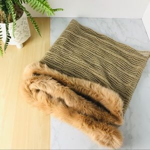 Surell | Accessories | Surell Faux Fur Crochet Scarf | Poshmark